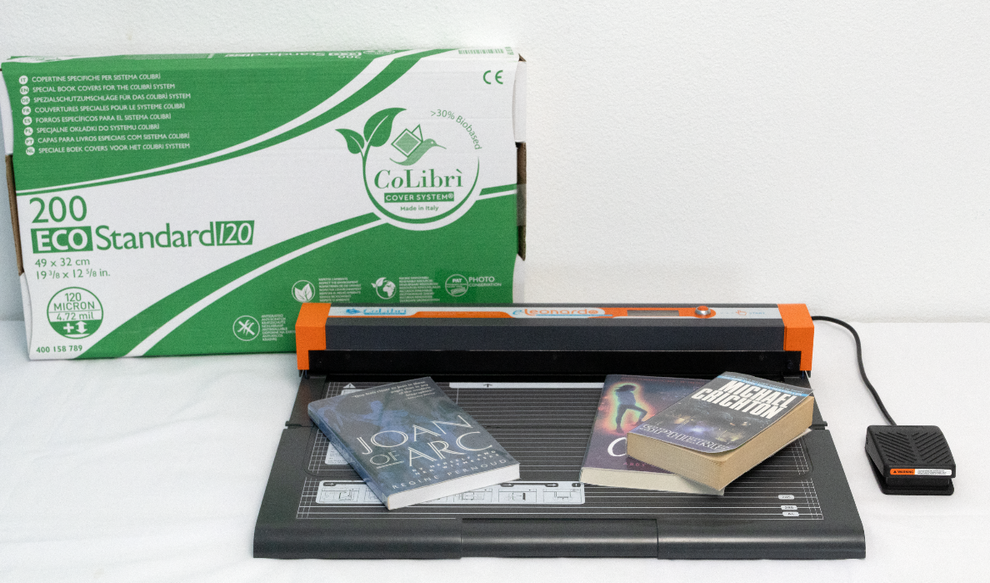 e-Leonardo Book Covering Machine - Automatically Cover & Protect Books ...